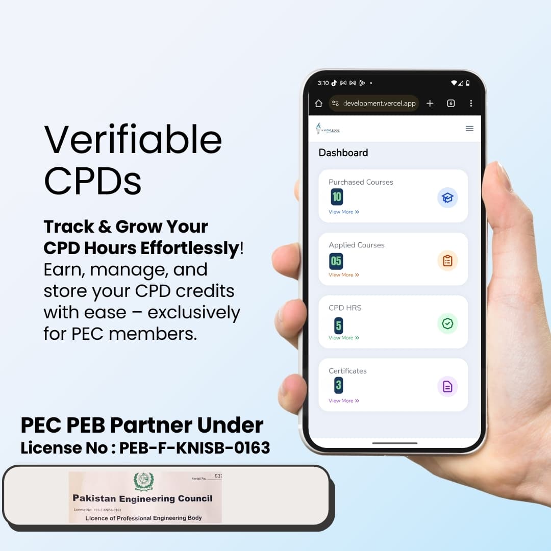 Verifiable CPD Portal for PEC Members | Online CPD Tracking & Courses
